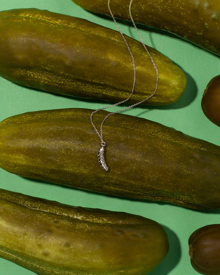 Pickle Charm Necklace – Noshes